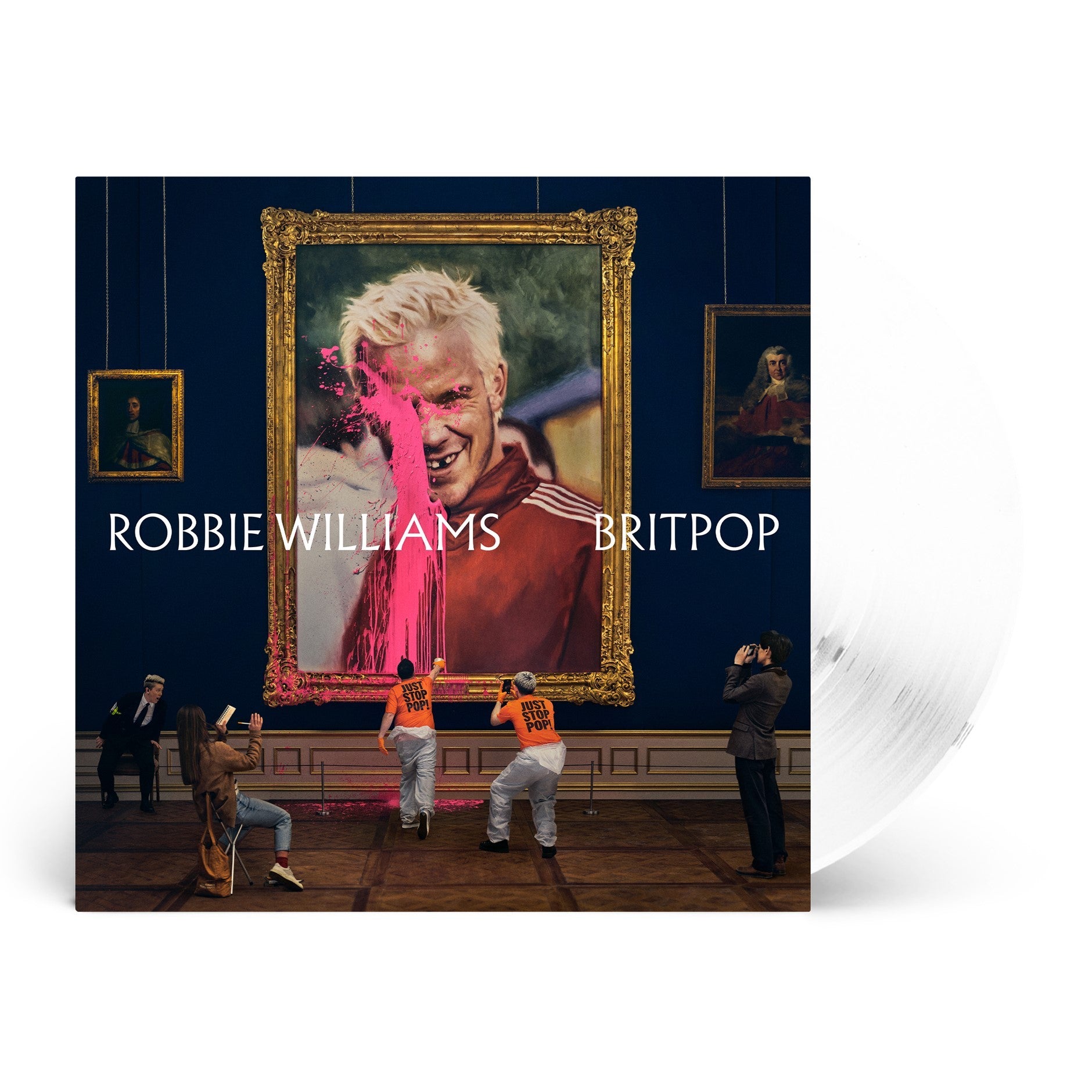 Robbie Williams BRITPOP Retail Exclusive White LP – Spinning Around Records